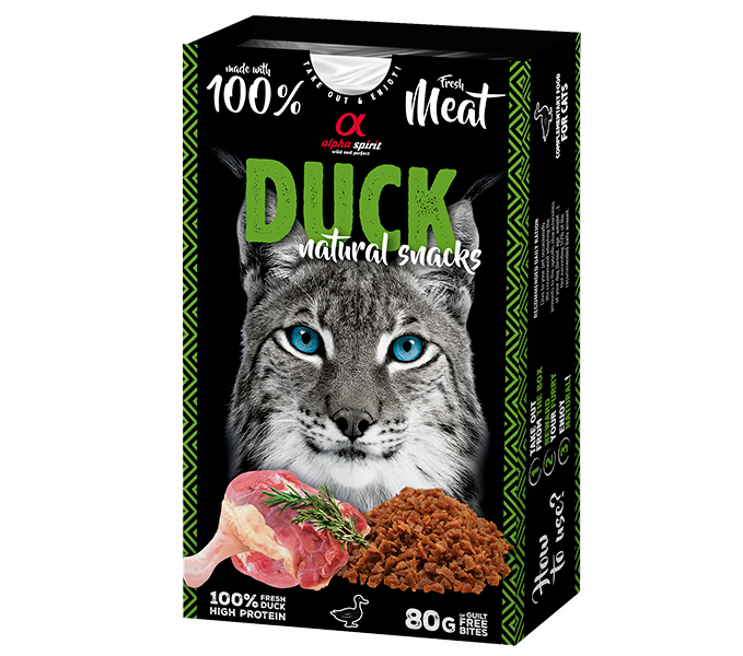 Natural Snack para Gatos - Pato – Alpha Spirit Store