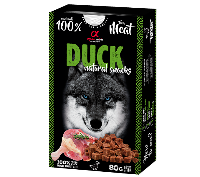 NATURAL SNACK - PATO 80gr – Alpha Spirit Store